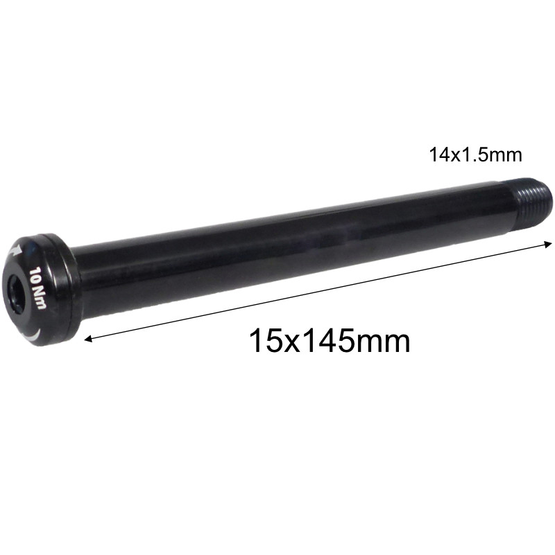 145x15xM14x1,5mm Front axle - FB1450BK002 FOX