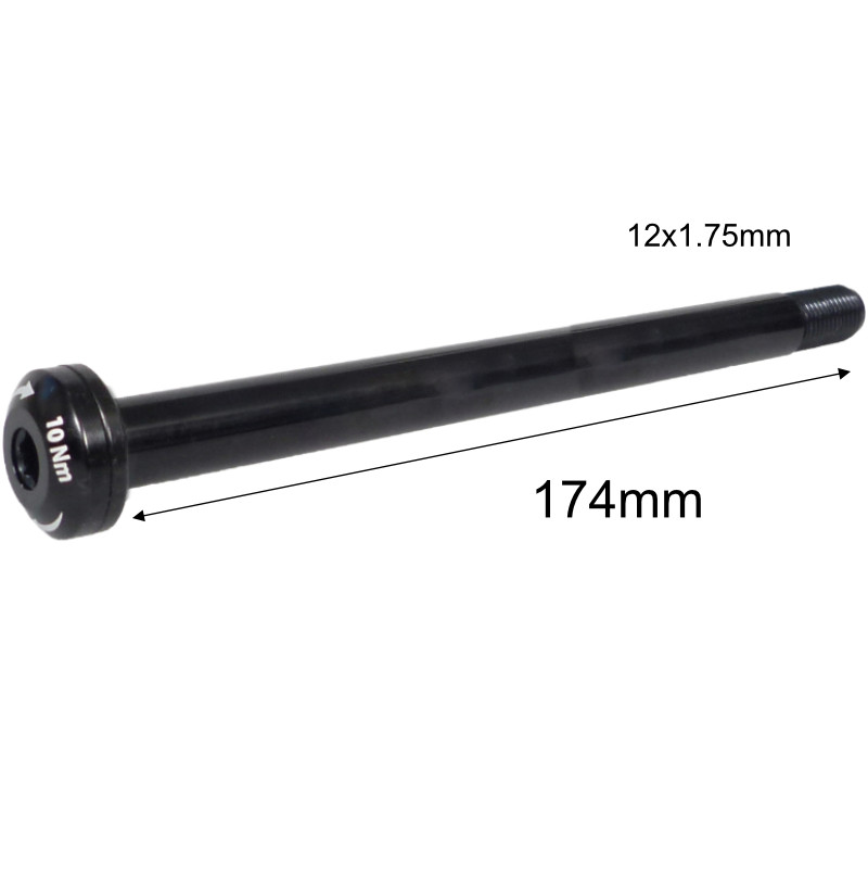 174x12x1,75mm Rear axle - FB1740BK001