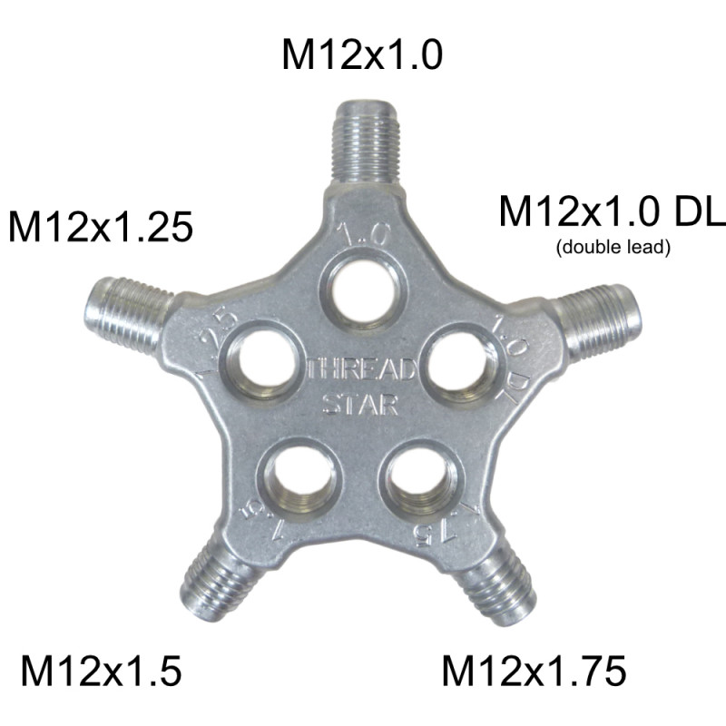Thread Star-Rear 12mm Axle Thread Identifier